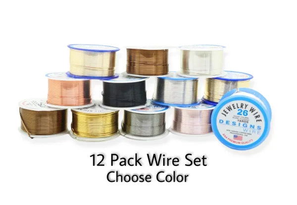 12 PACK / DESIGNS WIRE- Copper wire (EXCLUSIVE PACK PROMO) – Beads And ...