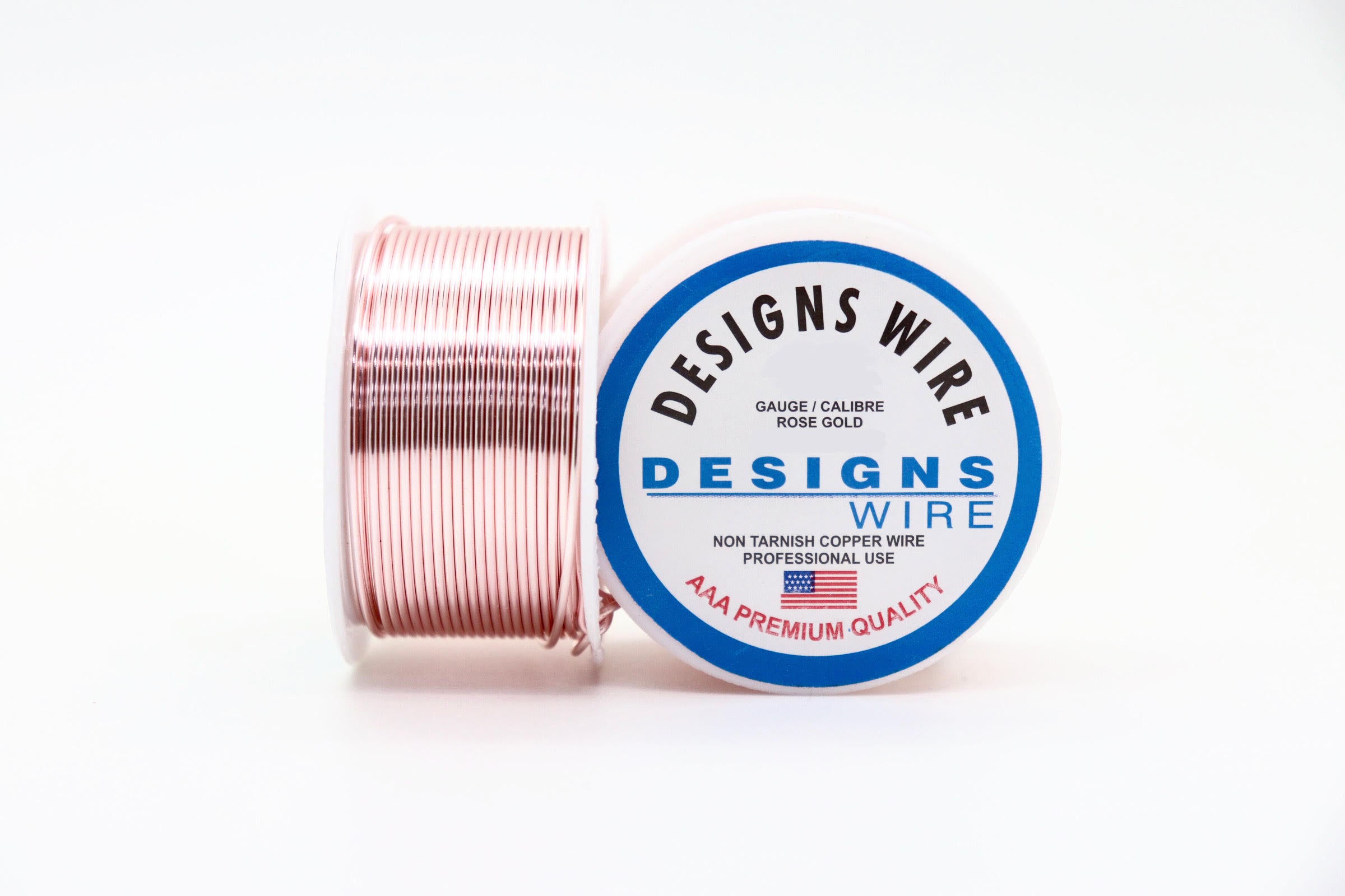 DESIGNS WIRE Copper Base Wire Rose Gold Plated – Beads And Wires